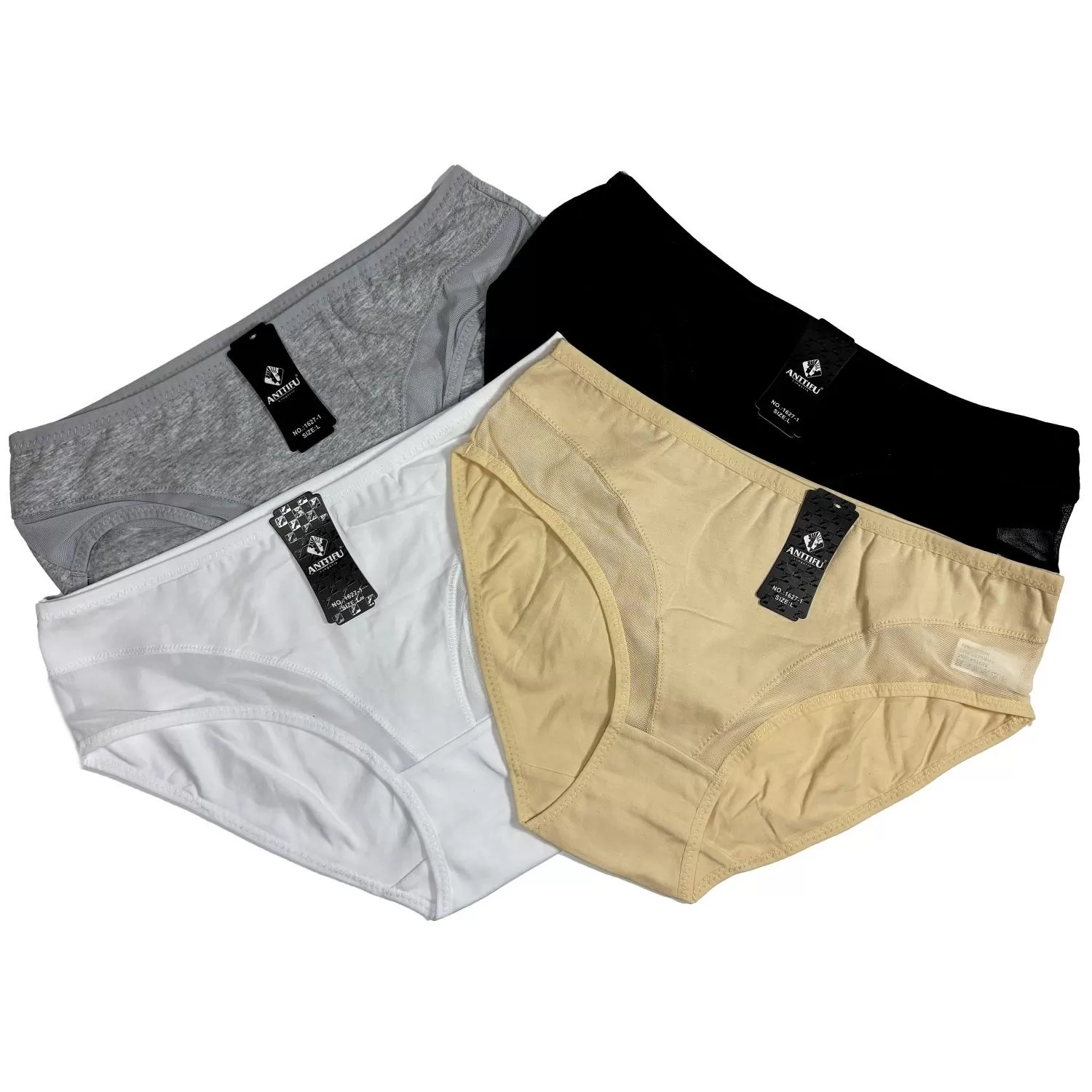 Купити Жіночі трусики-сліпи ANTTIFU Арт: 1627-1A / Асорті кольорів / оптом в Україні за ціною 44 ...
