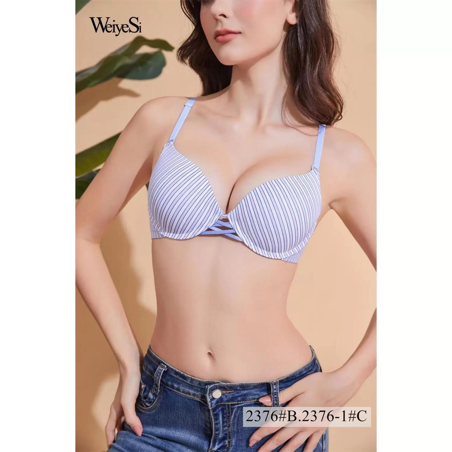 Бюстгальтер WeiyeSi на поролоновому Пуш-Ап Арт: 2376# B купити в Києві та Україні оптом