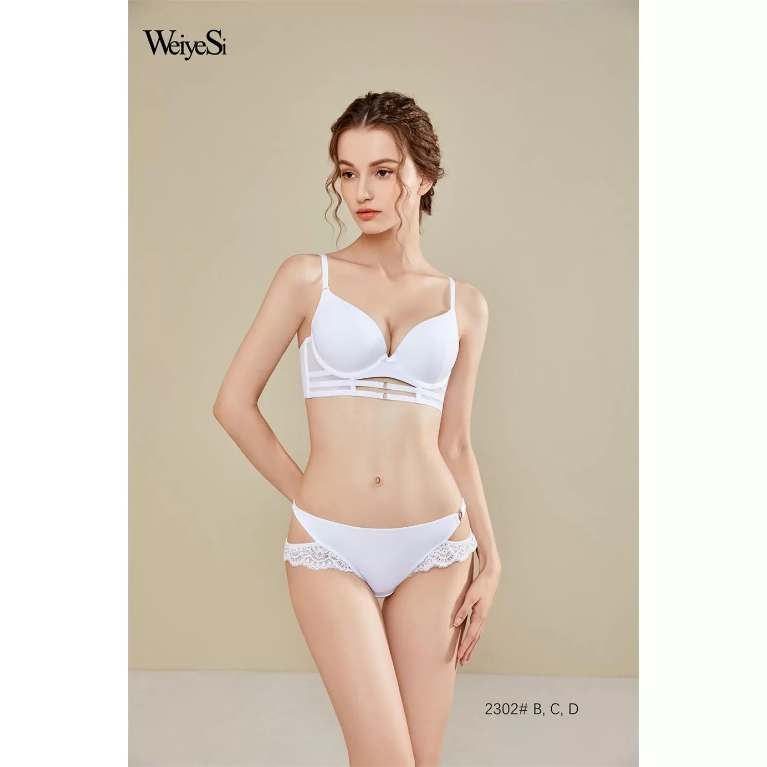 Жіночі трусики-танга WeiyeSi Арт: 2302# C купити в Києві та Україні оптом