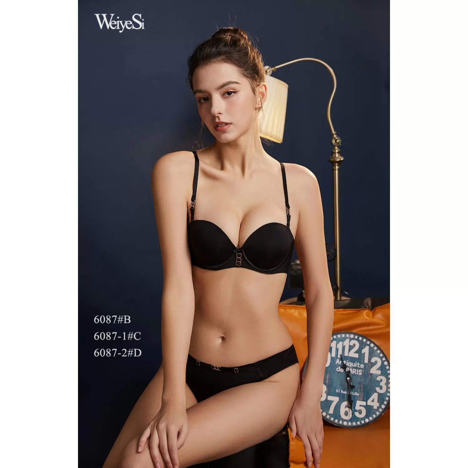 Бюстгальтер балконет WeiyeSi на тонкому поролоні Арт: 6087-1# C купити в Києві та Україні гуртом