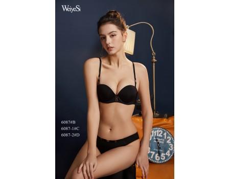 Бюстгальтер балконет WeiyeSi на тонкому поролоні Арт: 6087-2# D купити в Києві та Україні гуртом